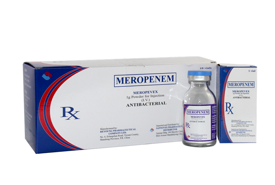 MEROPEVEX 1gram | SANNOVEX PHARMACEUTICALS